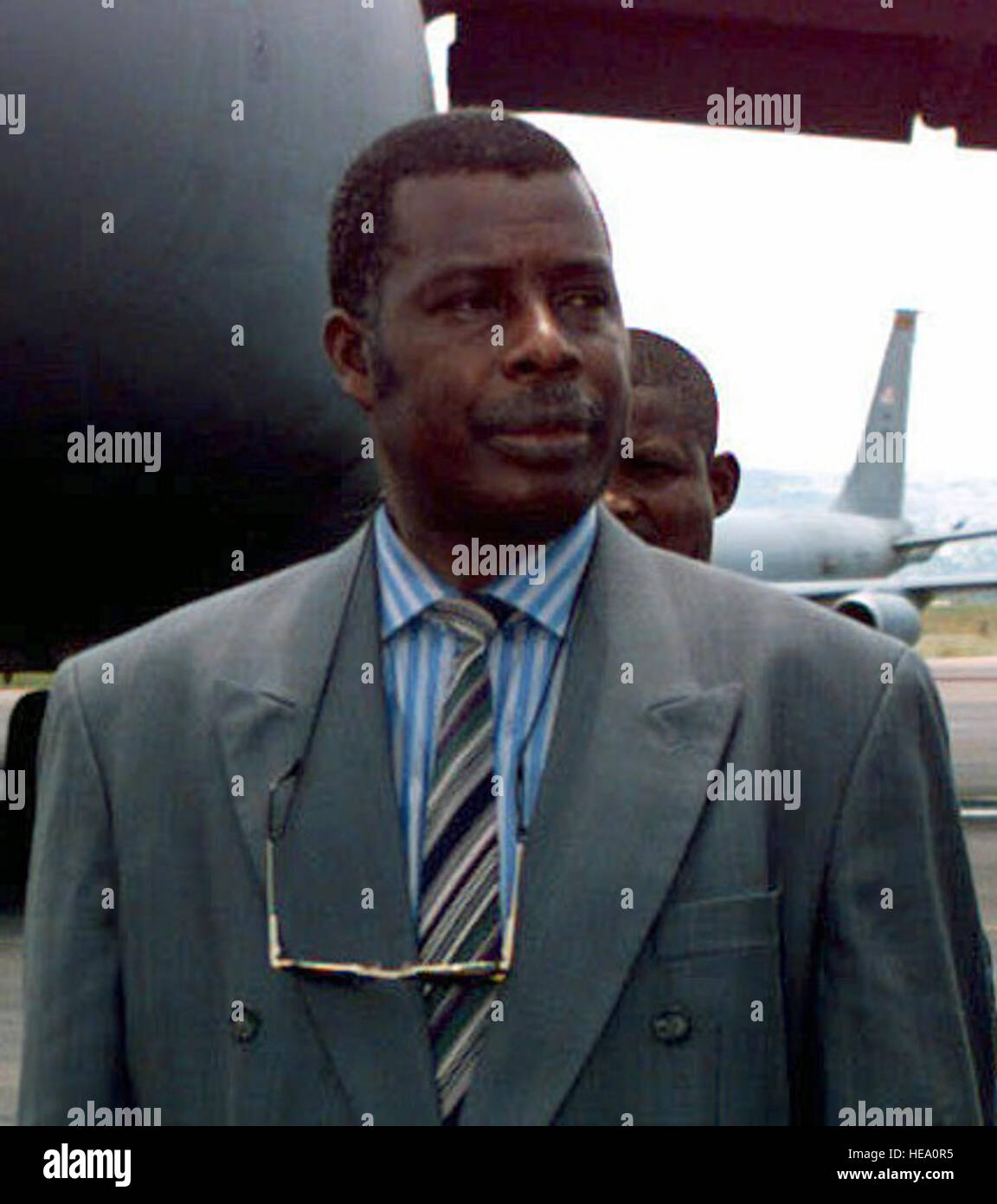 Through a United States Army interpreter (right), United States Air ...