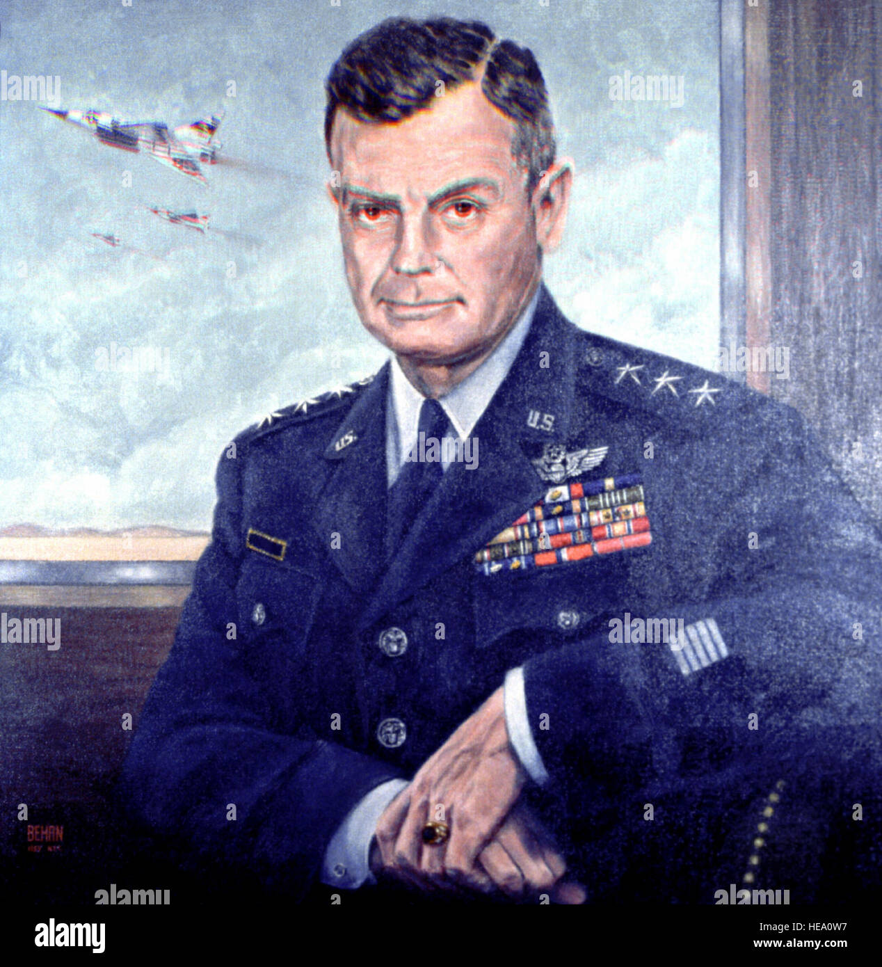 Artwork: "LGEN Frederic H. Smith Jr." Artist: Louis Behan Stock Photo ...