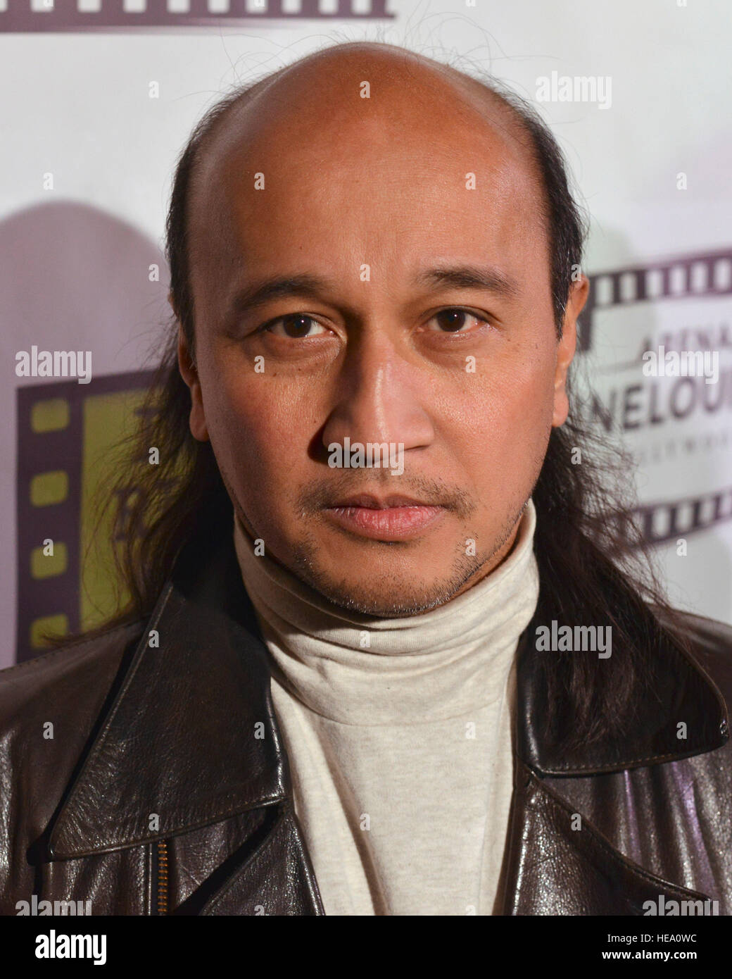 arrives at the Los Angeles Screening of "The Boatman" at Arena ...