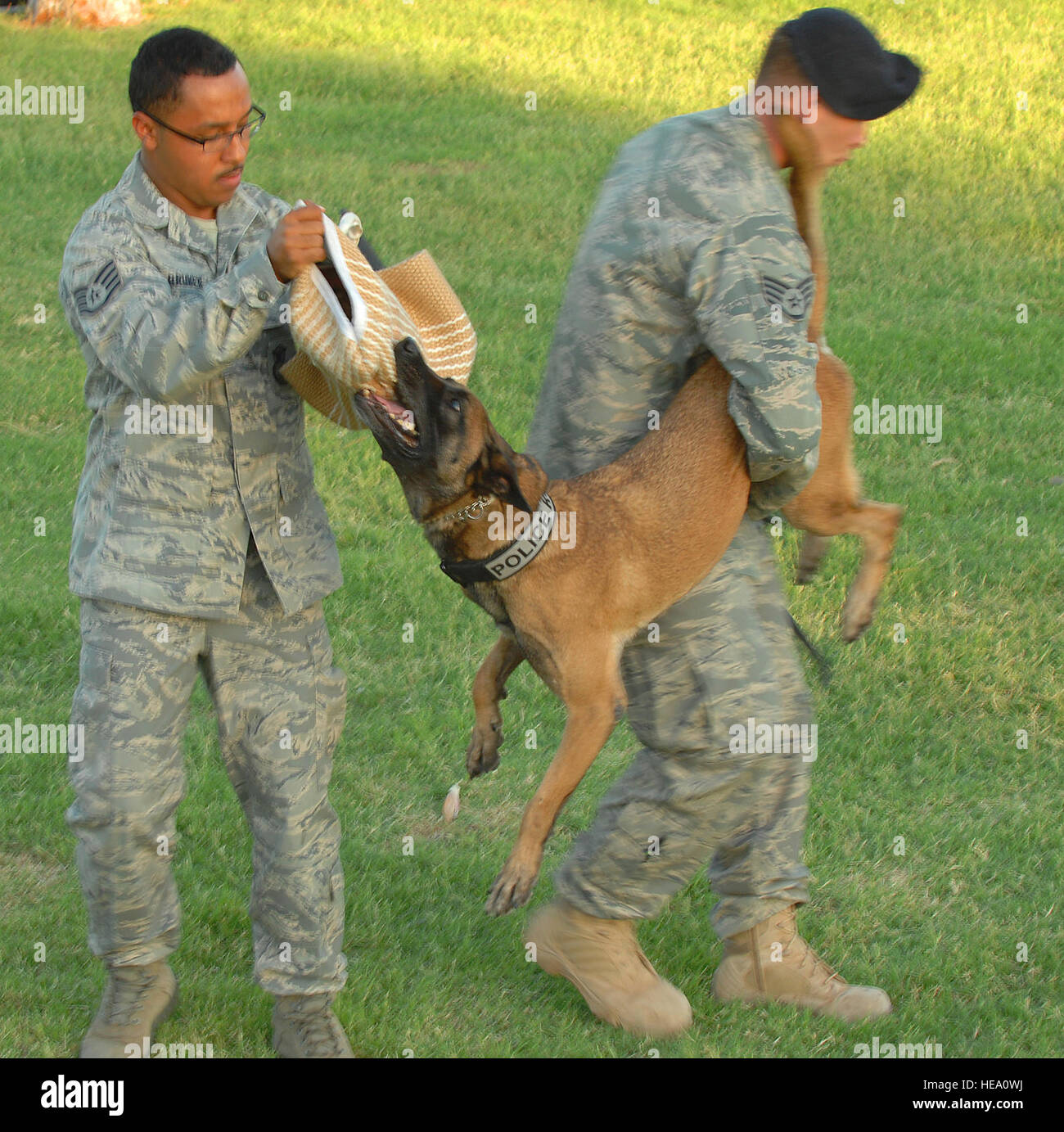 U.S. Air Force Staff Sgt. Steven Bruner and Staff Sgt. Phillip ...