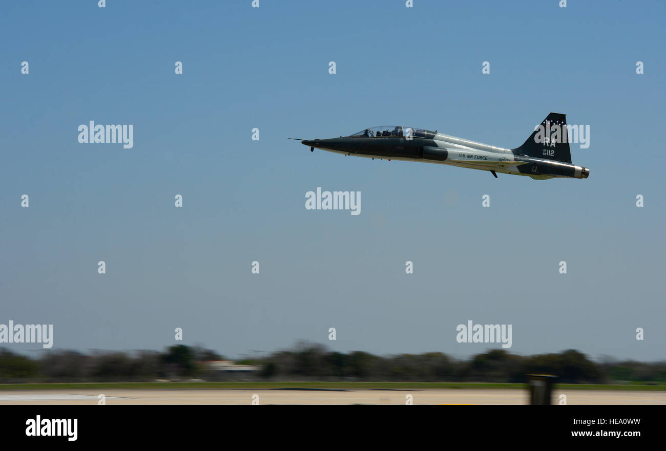 Lt. Col. Joel Deboer, 560th Flying Training Squadron commander, and ...