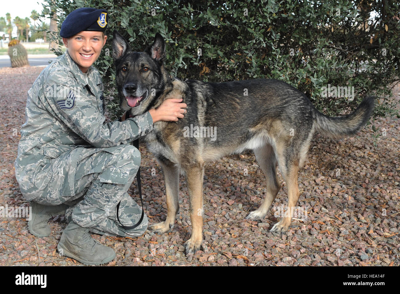U.S. Air Force Staff Sgt. Alexandra Springman, 355th Security Forces ...