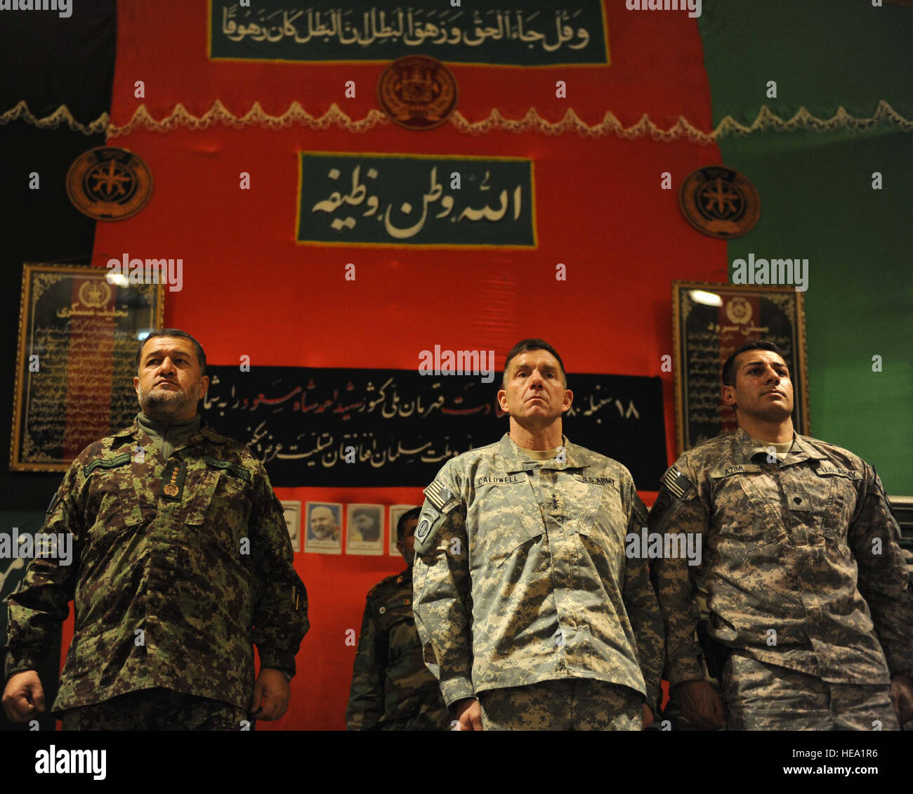 Gen. Bismillah Mohammadi, from left, Afghan National Army (ANA) Chief ...