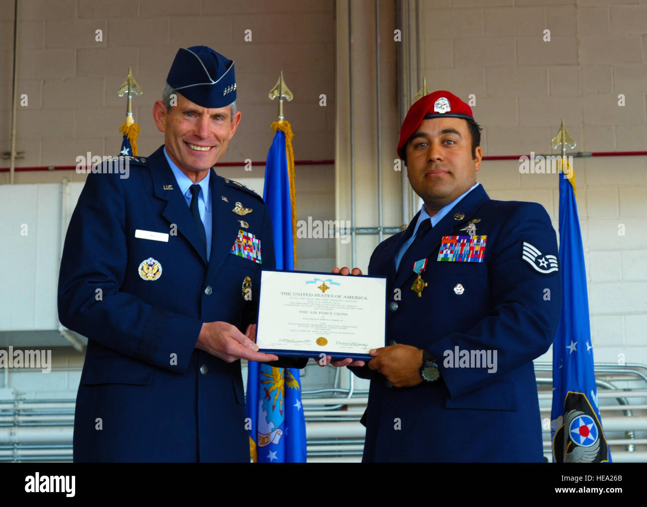 Gen. Norton Schwartz, Chief of Staff of the U.S. Air Force, presents ...
