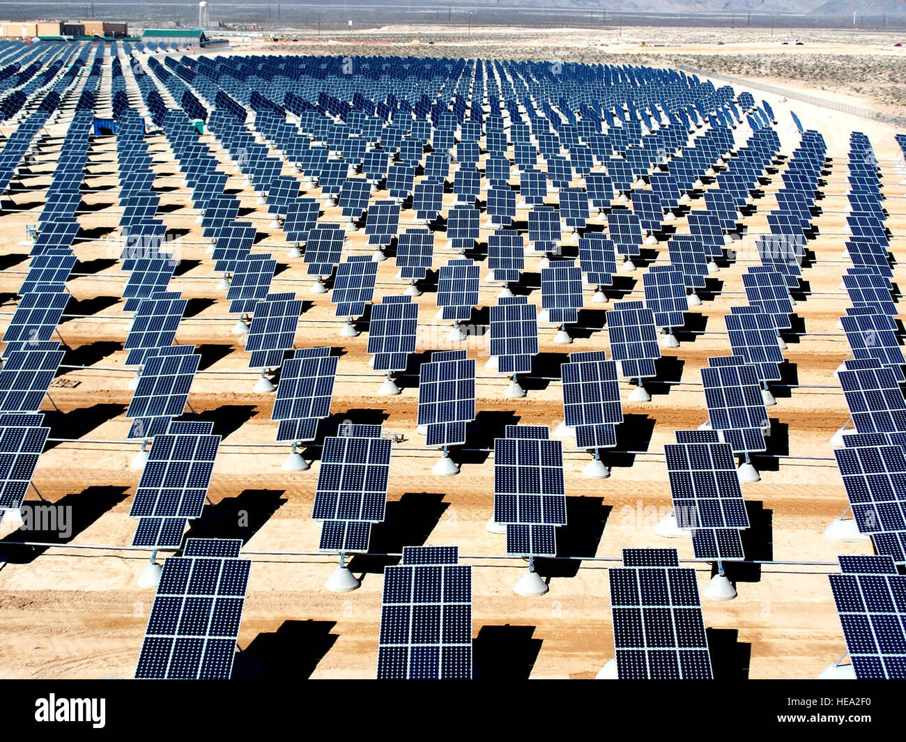 Nellis air force base solar panels hi-res stock photography and images ...