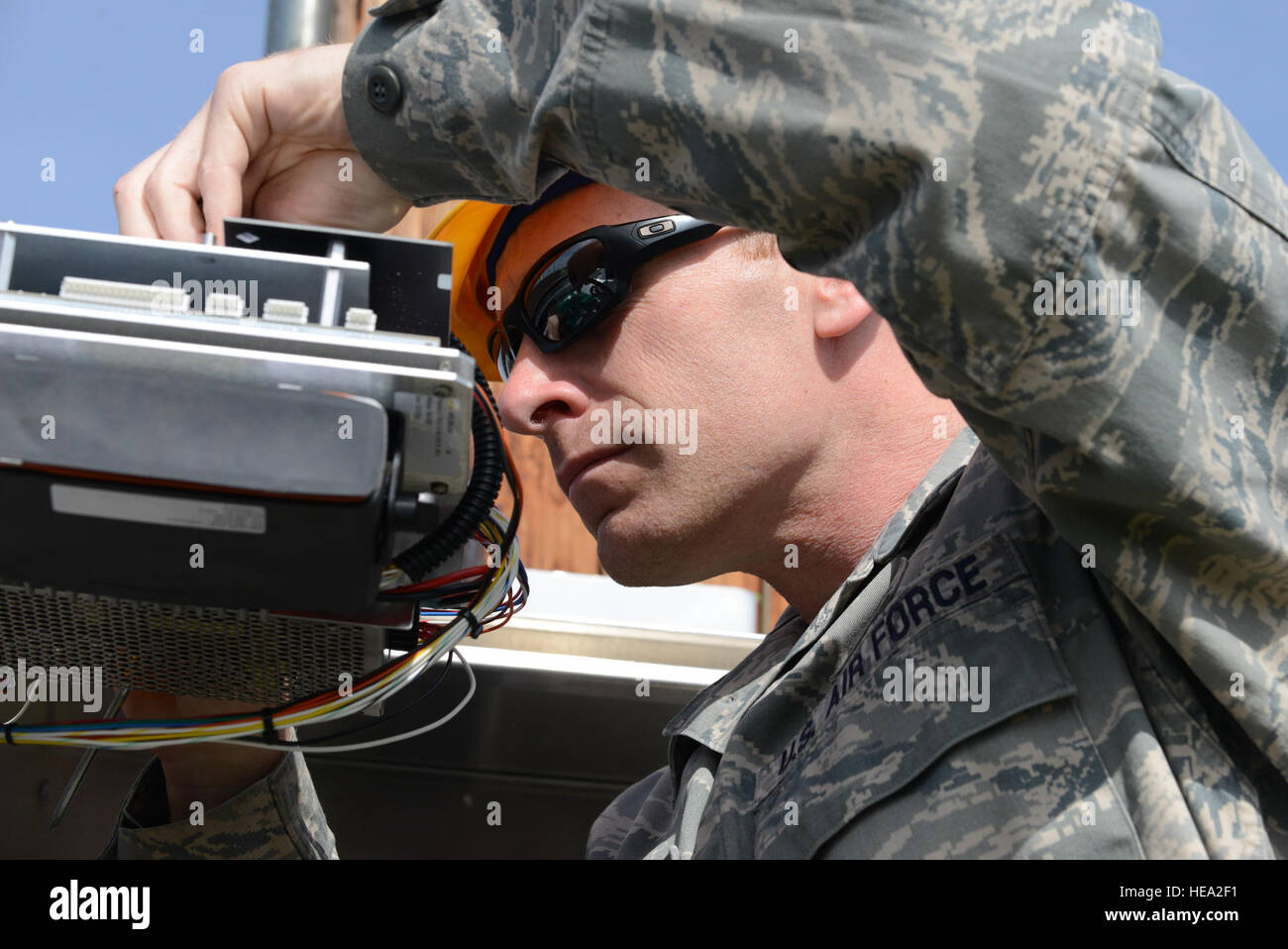 U.S. Air Force Master Sgt. John Sperling, the 354th Communications ...