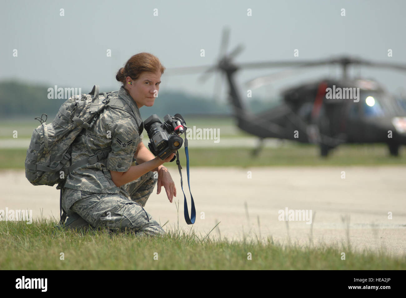 Airman 1st Class Jennifer Long from the 4th Combat Camera Squadron ...