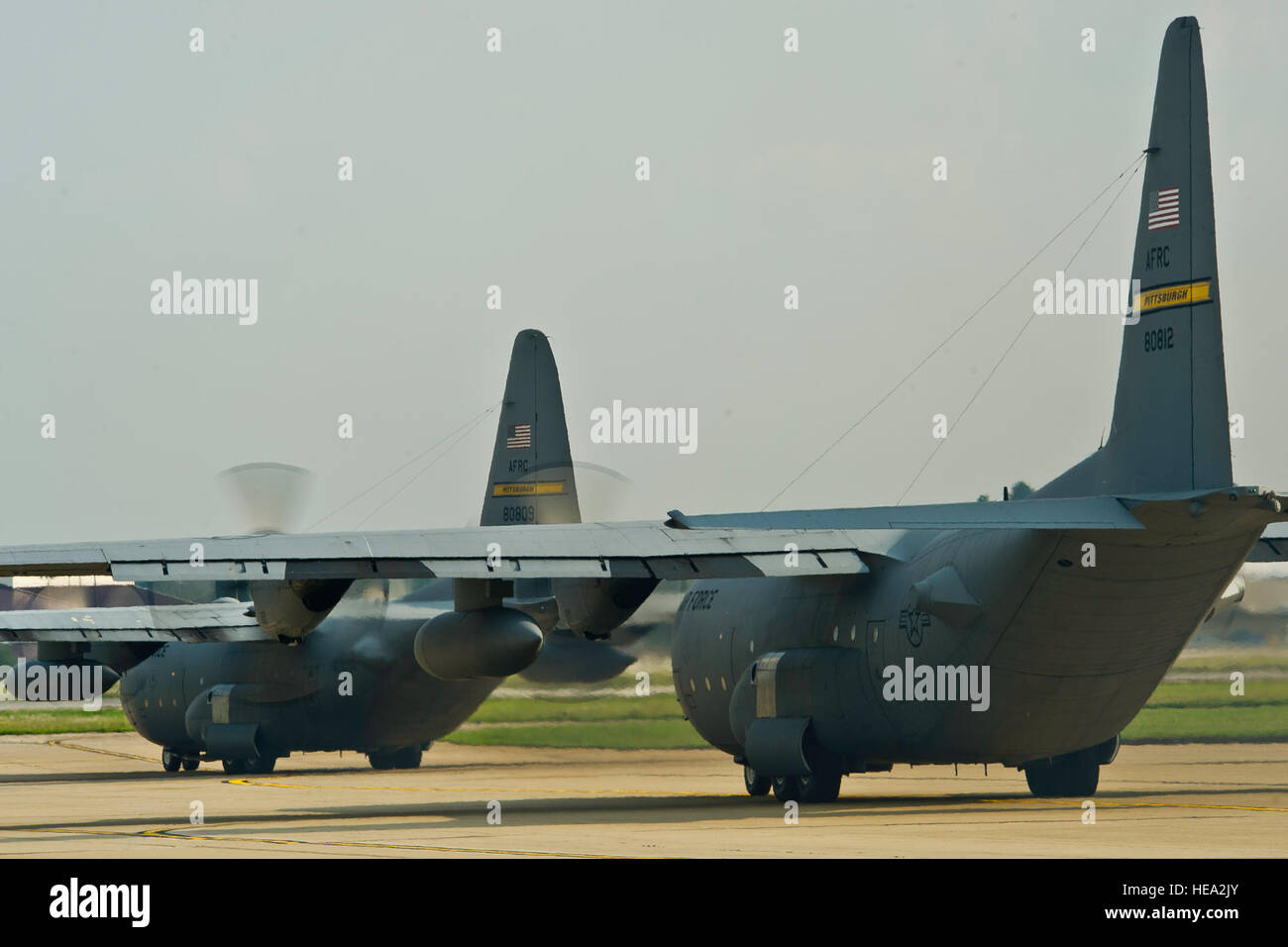 U.S. Air Force C-130 Hercules cargo aircraft assigned to the 911th ...