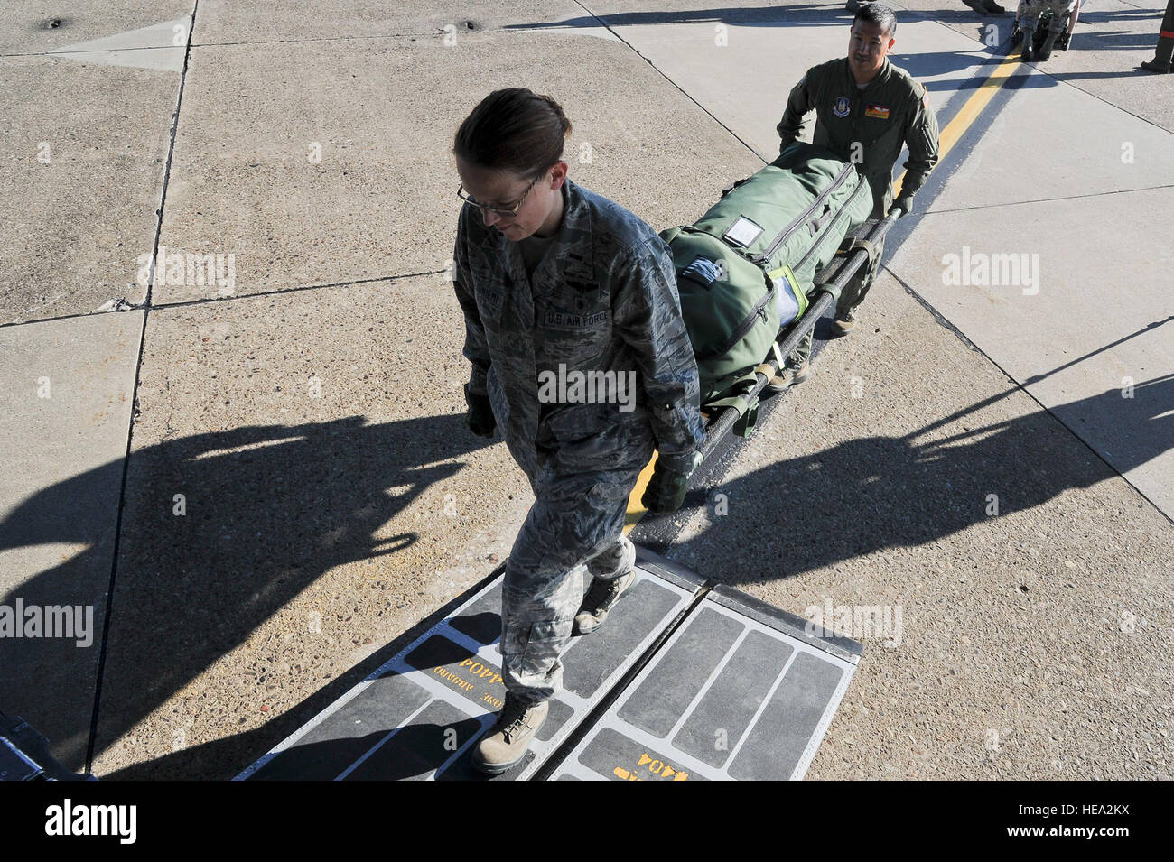 Aj aldrin poblete 452nd aeromedical evacuation squadron hi-res stock ...