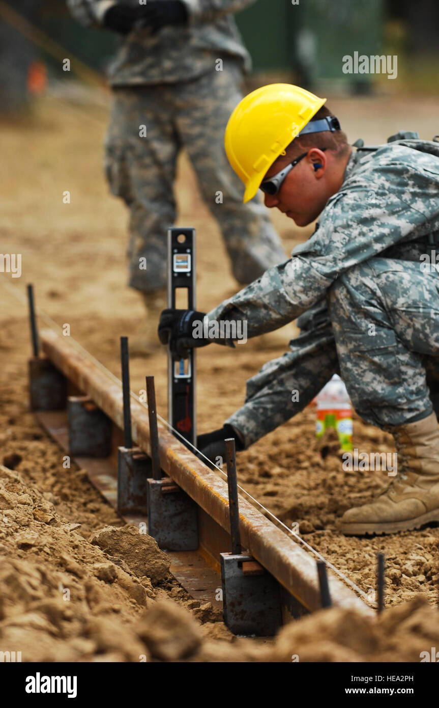 U.S. Army Specialist Stephan Aulizio, 377th Engineering Company, Butler ...