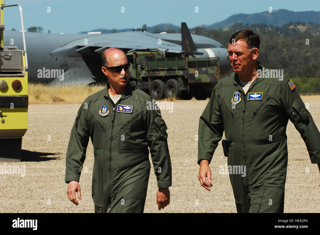 U.S. Air Force Lt. Col Paul Schultz, Commander, 209th Expeditionary Operations Group ...