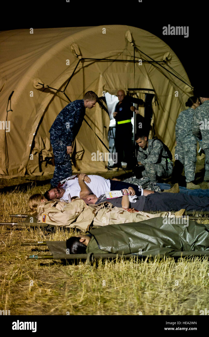 During simulated mass casualty hi-res stock photography and images - Alamy