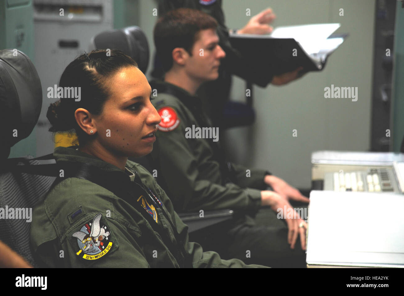 First Lt. Kira Gonzalez, Missile Combat Crew commander from F.E. Warren ...