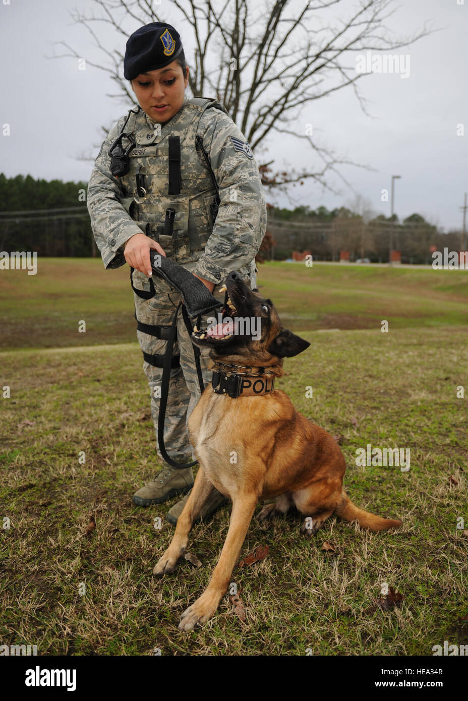U.S. Air Force Staff Sgt. April Berry, 19th Security Forces Squadron ...