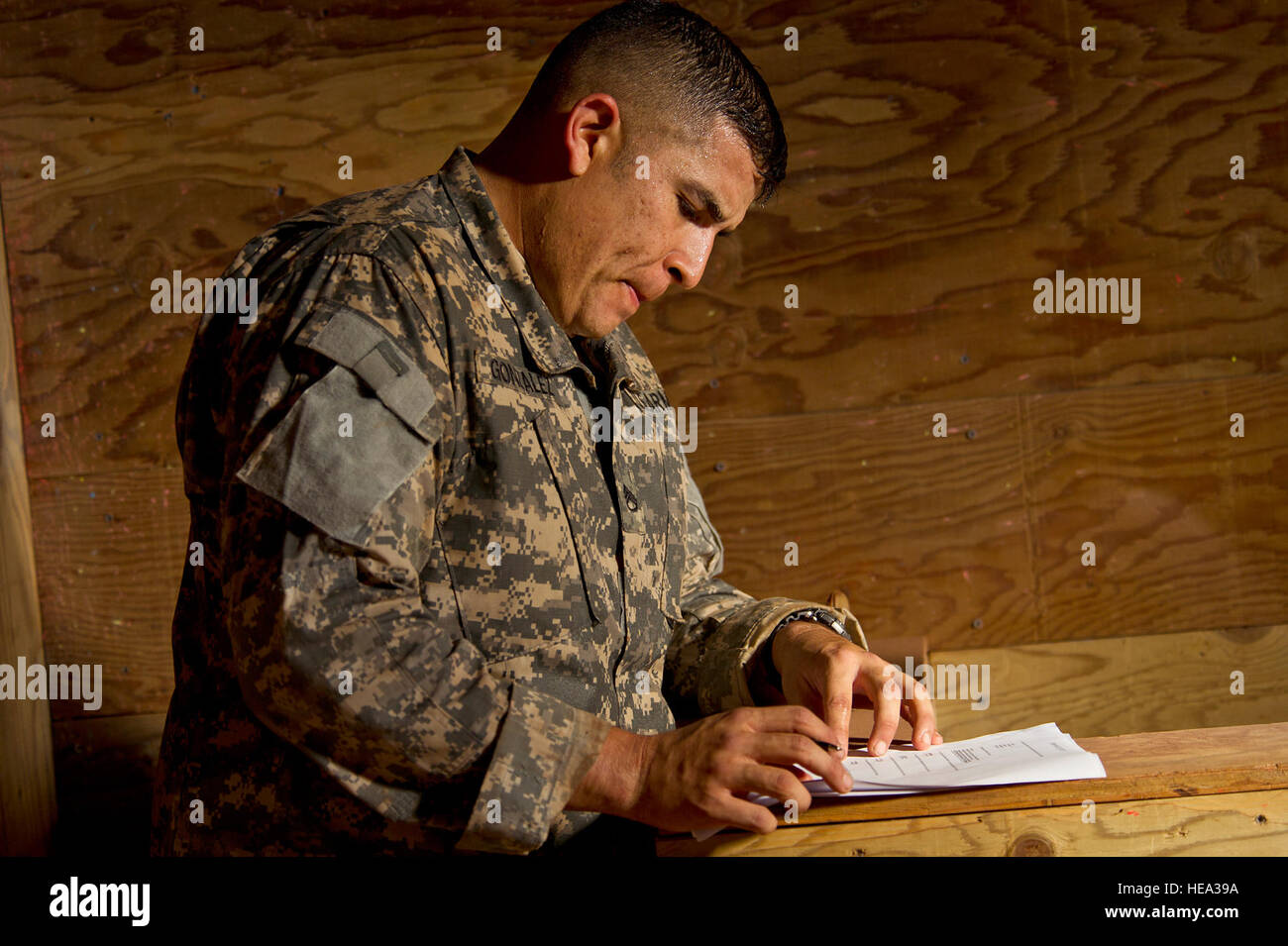 U.S. Army Staff Sgt. Tony Gonzalez, a combat medics assigned to Bravo ...