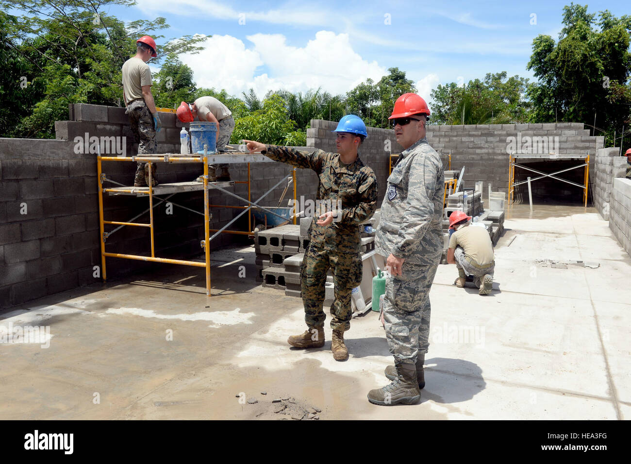 U.S. Marine Corps 1st Lt. Robert Brown, a combat engineering officer ...