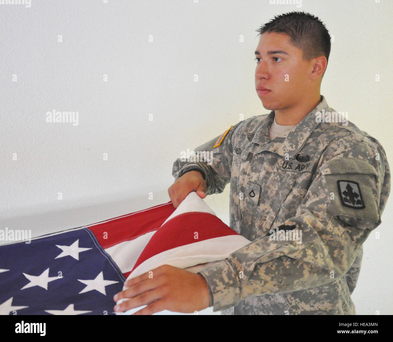 Army Pfc. Samuel Pineda, an infantryman and member of the Arizona Army ...