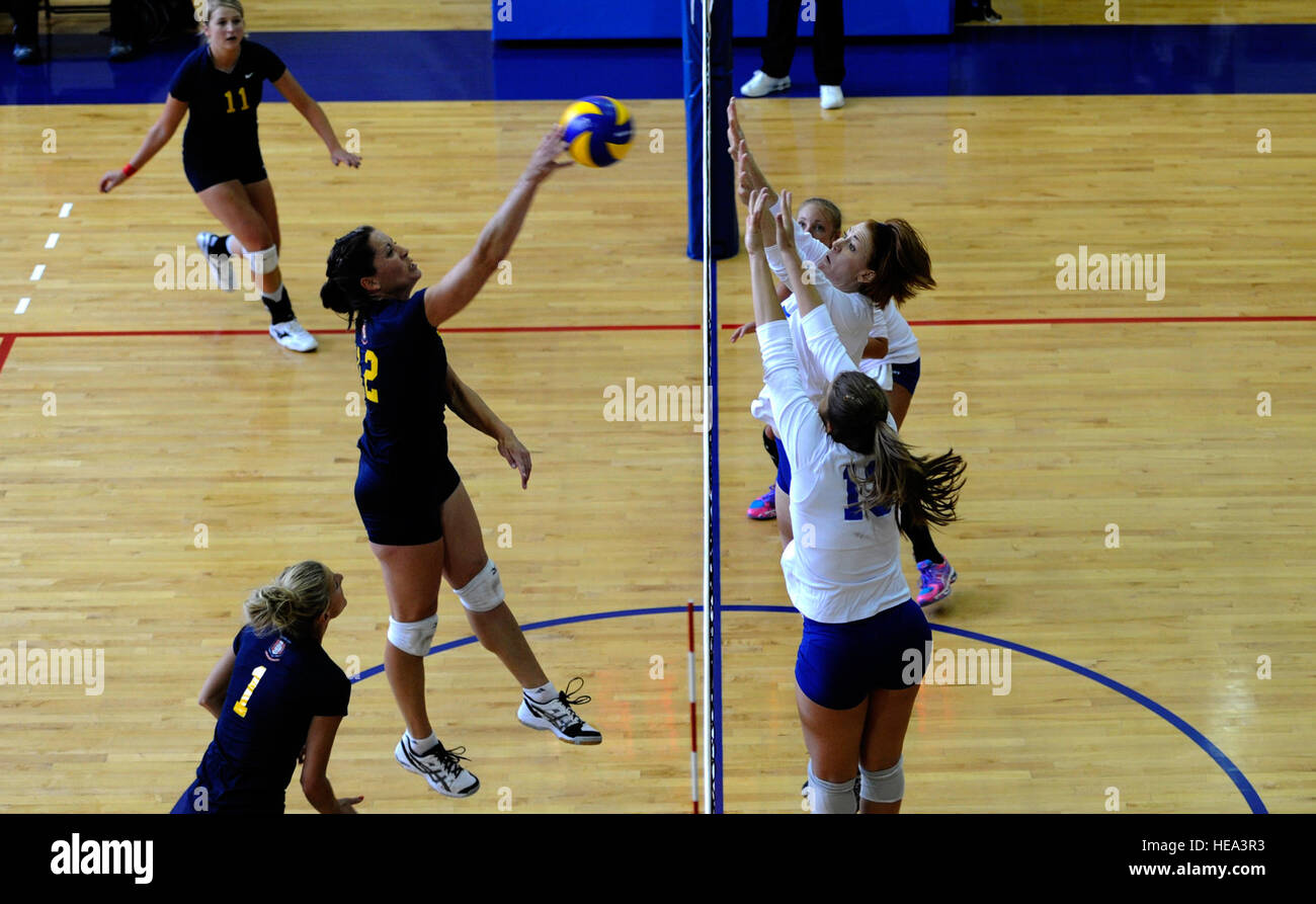 The United States Air Force's and Marine's Women's Volleyball Team ...
