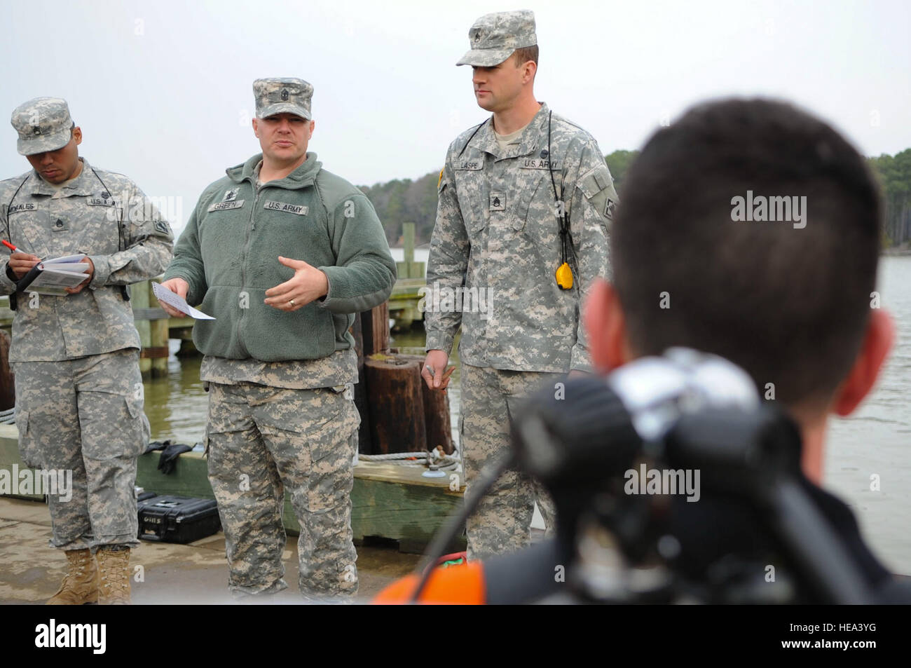 U.S. Army 1st Sgt. Christopher Green, 74th Engineer Detachment (Dive ...