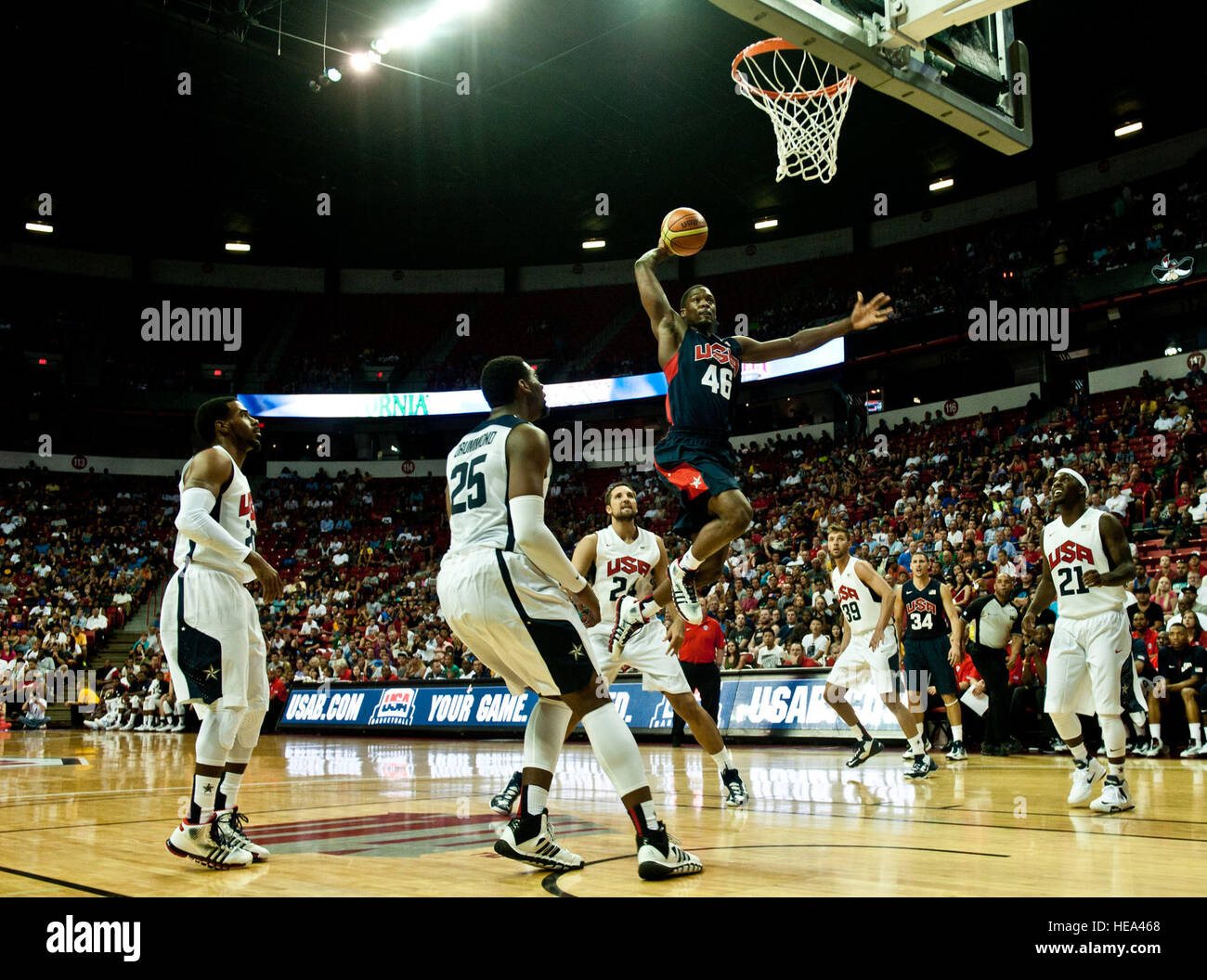 All air force mens basketball team hi-res stock photography and images ...