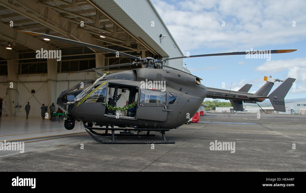 The Hawaii Army National Guard today dedicated its two new UH-72A ...