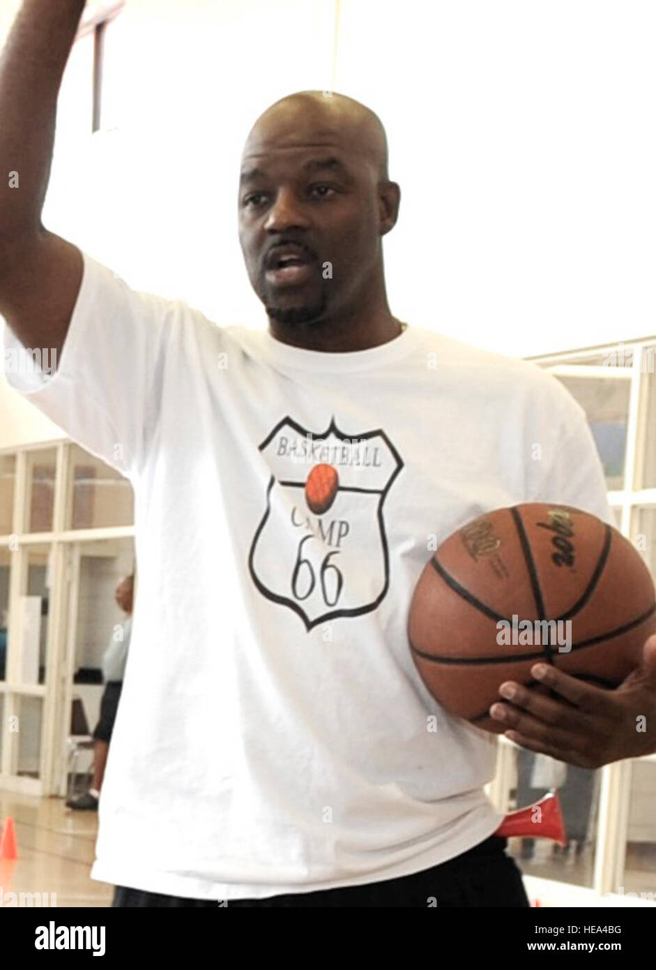 Former Indiana Pacer of the National Basketball League and current NBA ...