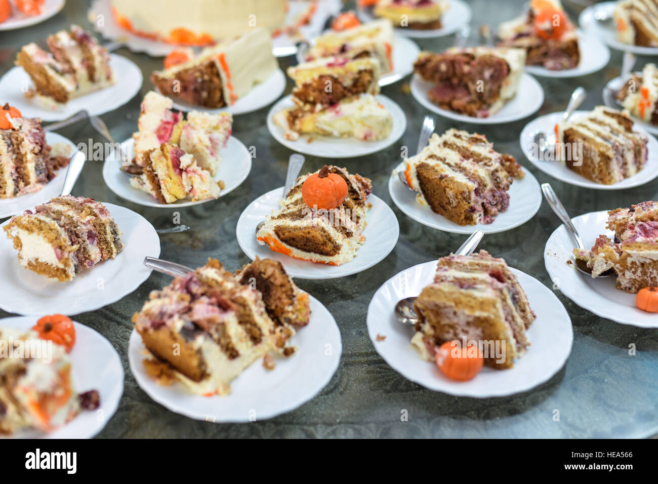 Catering service plate .appetizing sandwiches on plastic sticks ...