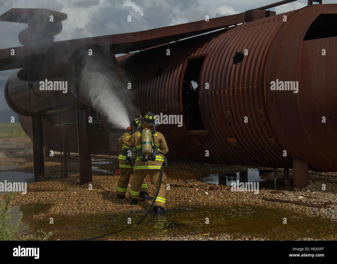 Staff Sgt. Phillips Daniels and Senior Airman Mark Dunford, 49th Civil ...