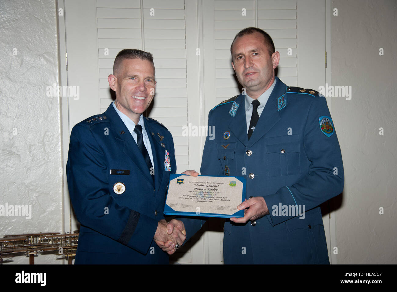 Lt. Gen. Steven Kwast, commander and president, Air University, inducts ...