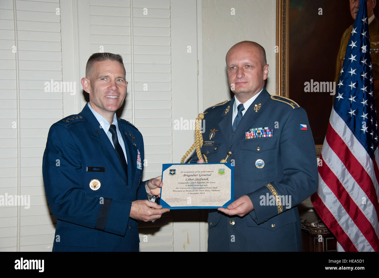 Lt. Gen. Steven Kwast, commander and president, Air University, inducts ...