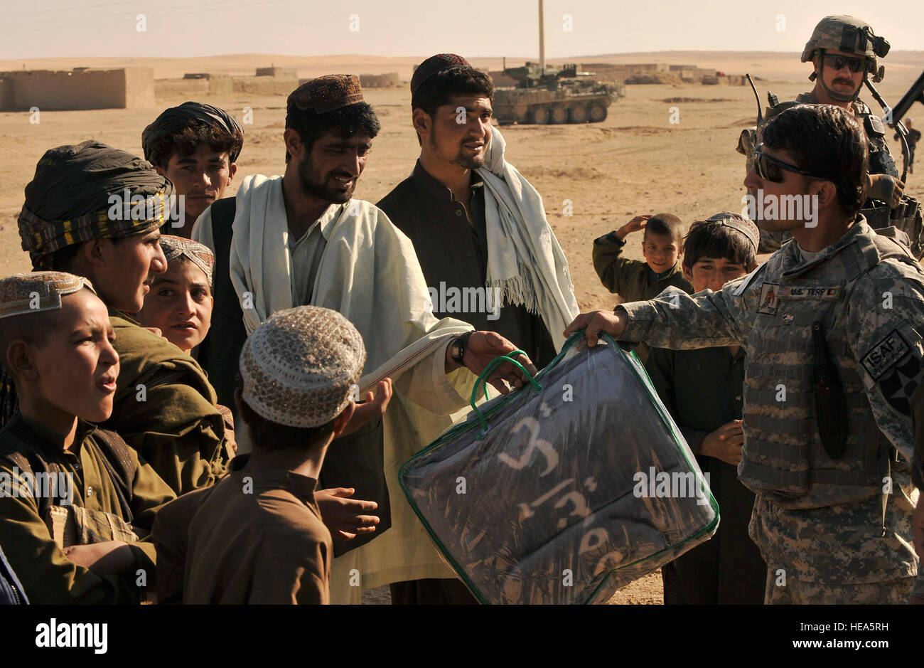A U.S. Army interpreter from 2nd Battalion, 1st Infantry Regiment ...