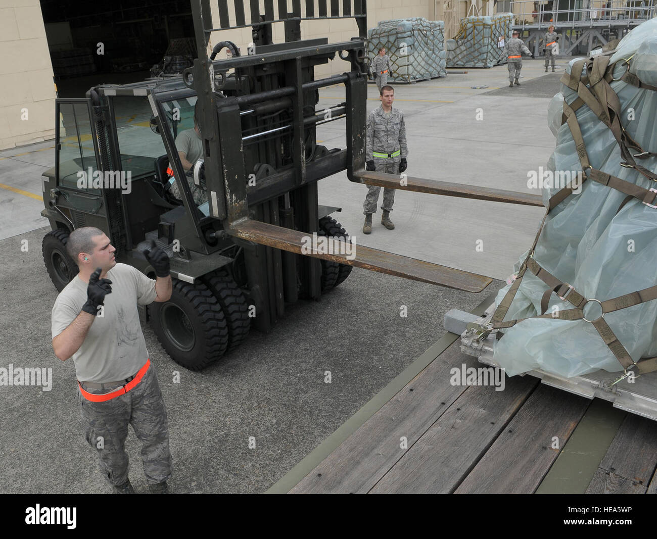Airman 1st Class Alexander Torelli, 374th Maintenance Squadron, spots ...