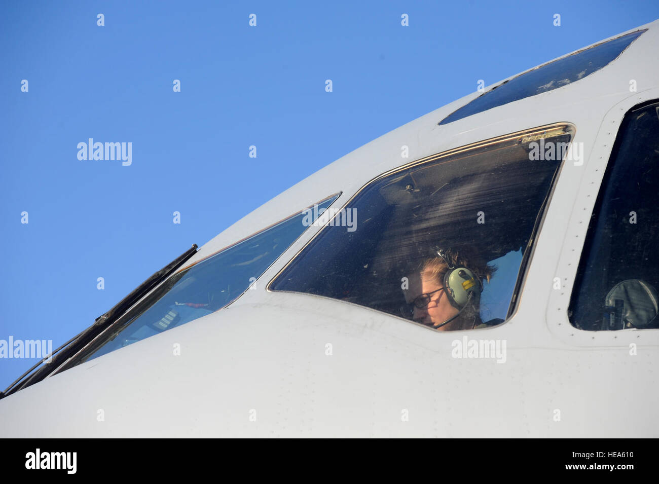 U.S. Air Force Capt. Sean Henry, a pilot with the 16th Airlift Squadron ...