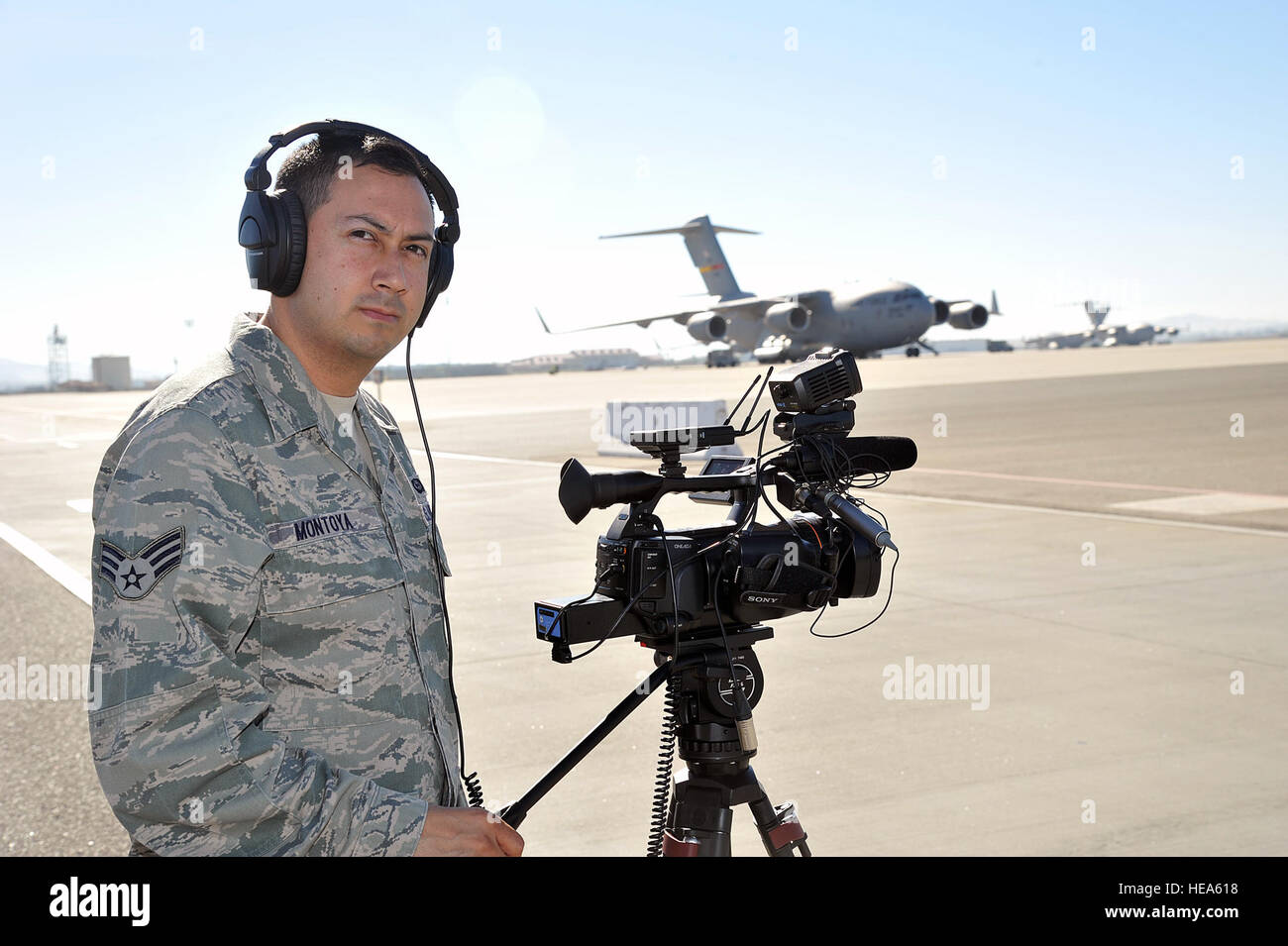 U.S. Air Force Senior Airman Daniel Montoya, 4th Combat Camera Squadron ...
