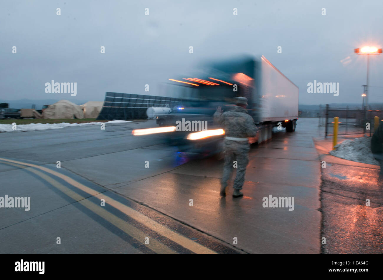 Lt. Col. David G. Rabel, the Logistics Readiness Squadron Commander ...