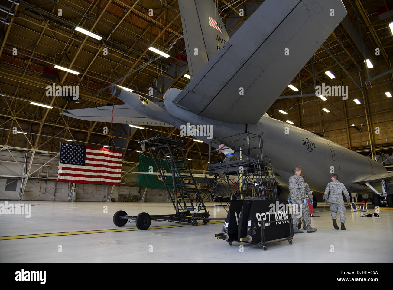 A kc 135 stratotanker from macdill air force base hi-res stock ...