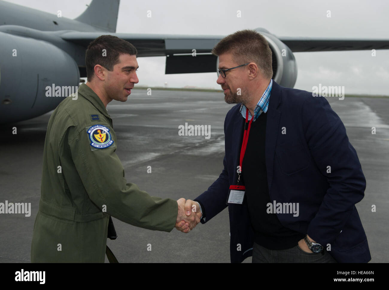 KEFLAVIK, Iceland -- Capt. Mike Gargano, 48th Air Expeditionary Group ...