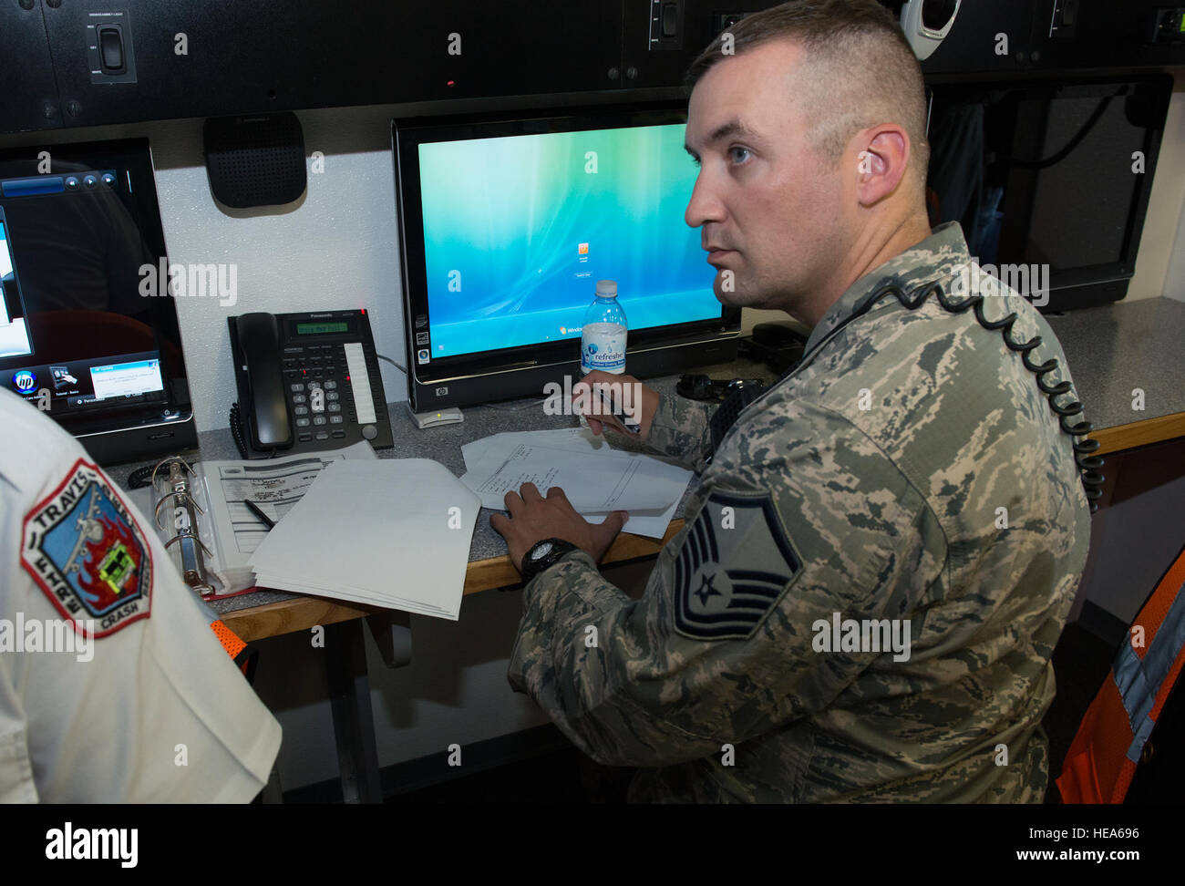 An anti-hijacking exercise conducted by the 60th Air Mobility Wing and ...