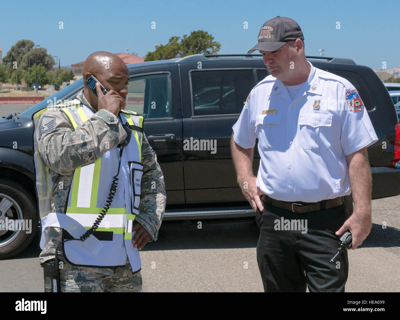 An anti-hijacking exercise conducted by the 60th Air Mobility Wing and ...