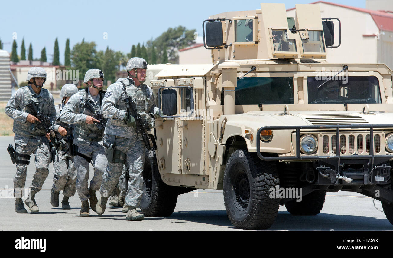An anti-hijacking exercise conducted by the 60th Air Mobility Wing and ...