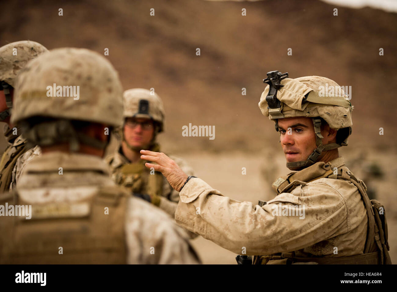U.S. Marine Corps 1st Lt. Tim Toomey, platoon commander, 1st Battalion ...