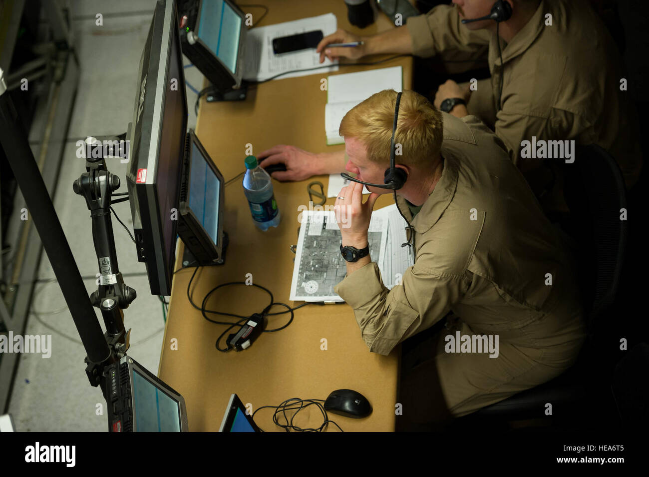 U.S. Marines conduct operations while participating in a combined arms ...