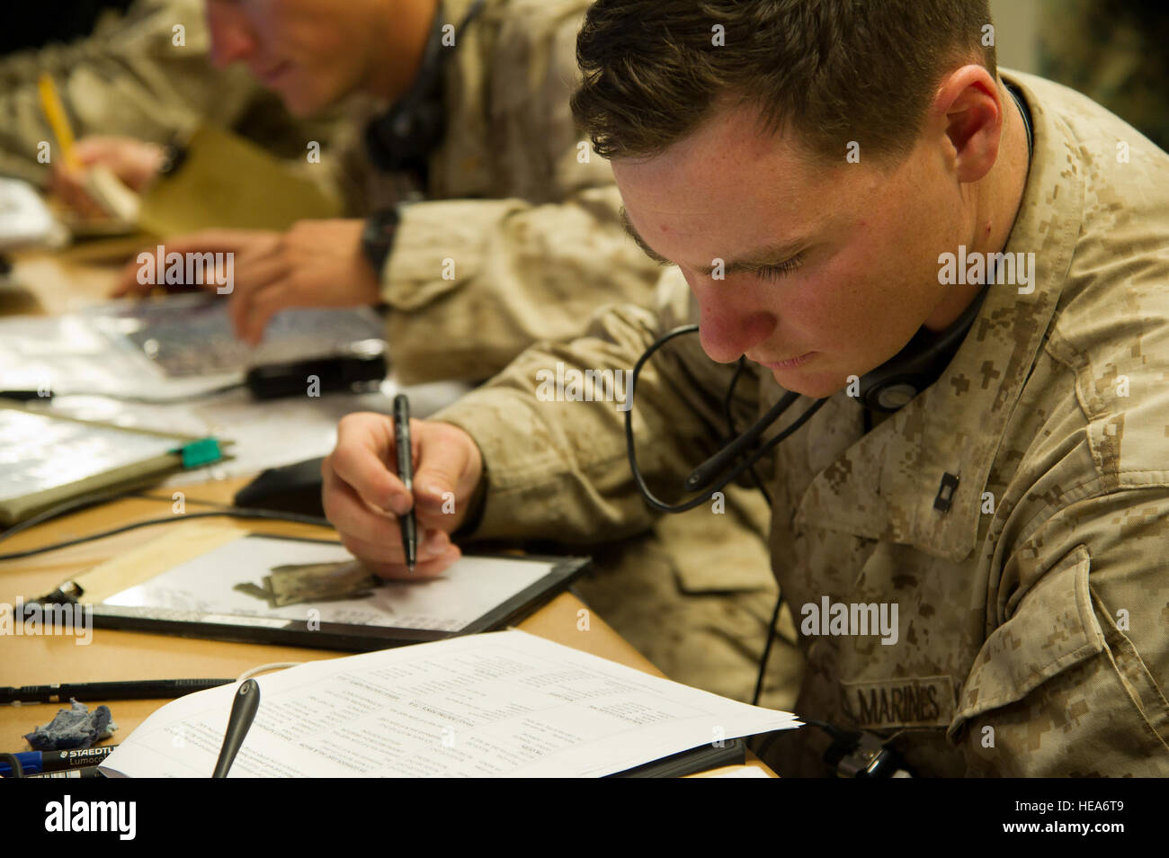 U.S. Marine Corps Capt. Matthew Riley, forward air controller, 1st ...