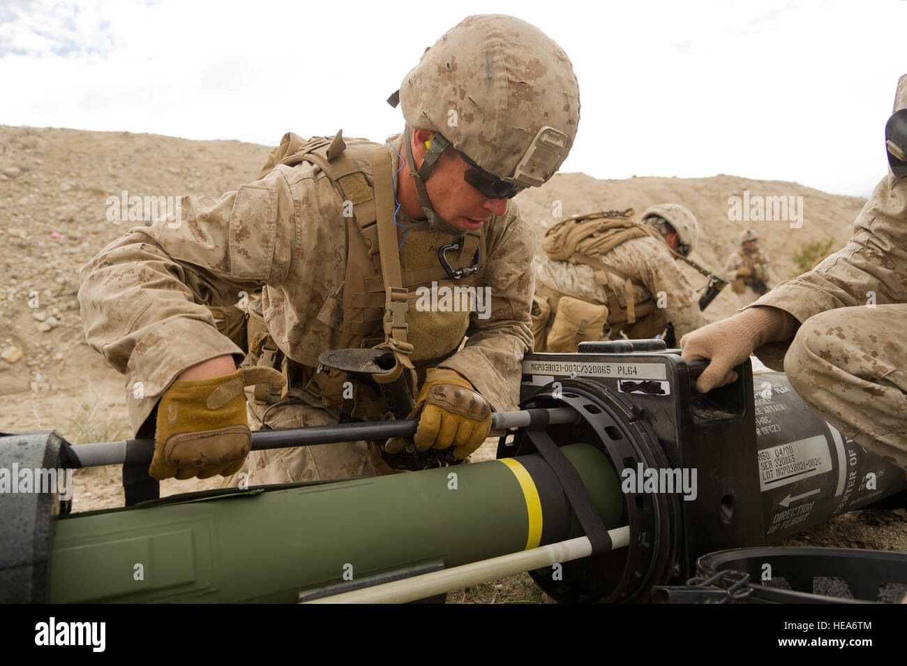 U.S. Marine Corps Lance Cpl. Zachary Lauritzen, tow gunner, 1st ...