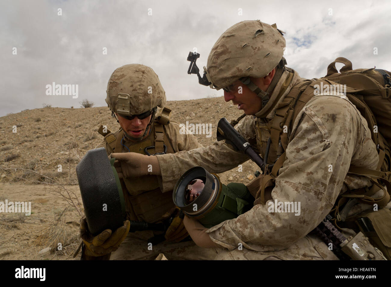 U.S. Marines with 1st Battalion, 4th Marines, Camp Pendleton, Calif ...
