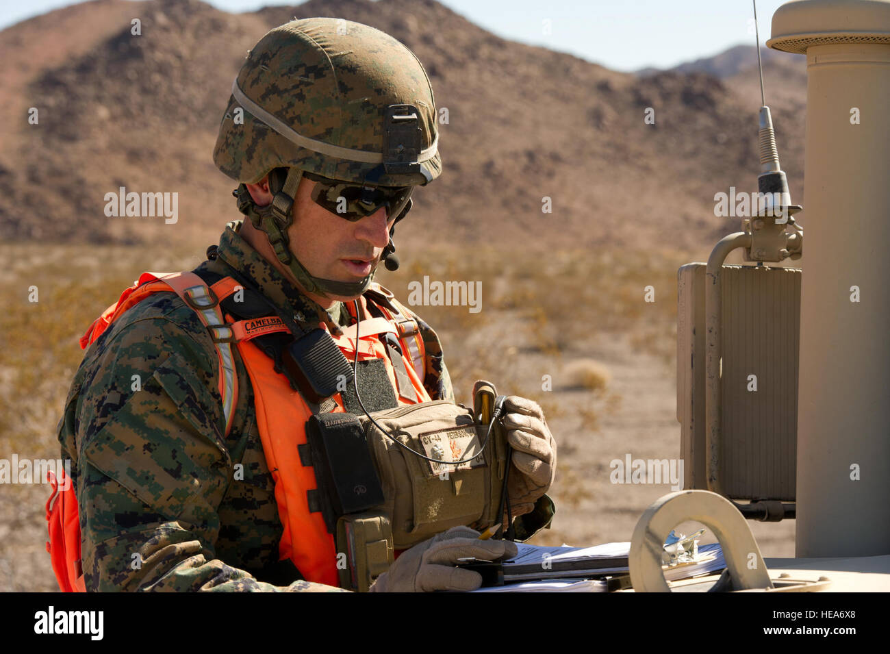 U.S. Marine Maj. John Peterson, Tactical Training Exercise Control ...