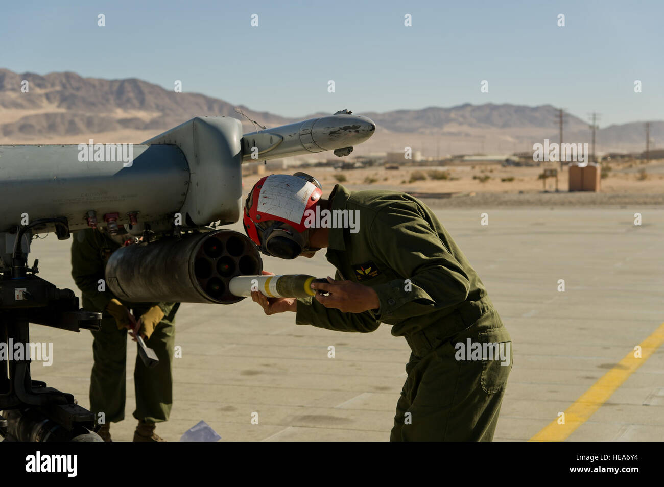 U.S. Marine Corps Cpl. Daniel Moreno, ordnance technician, Marine Light ...