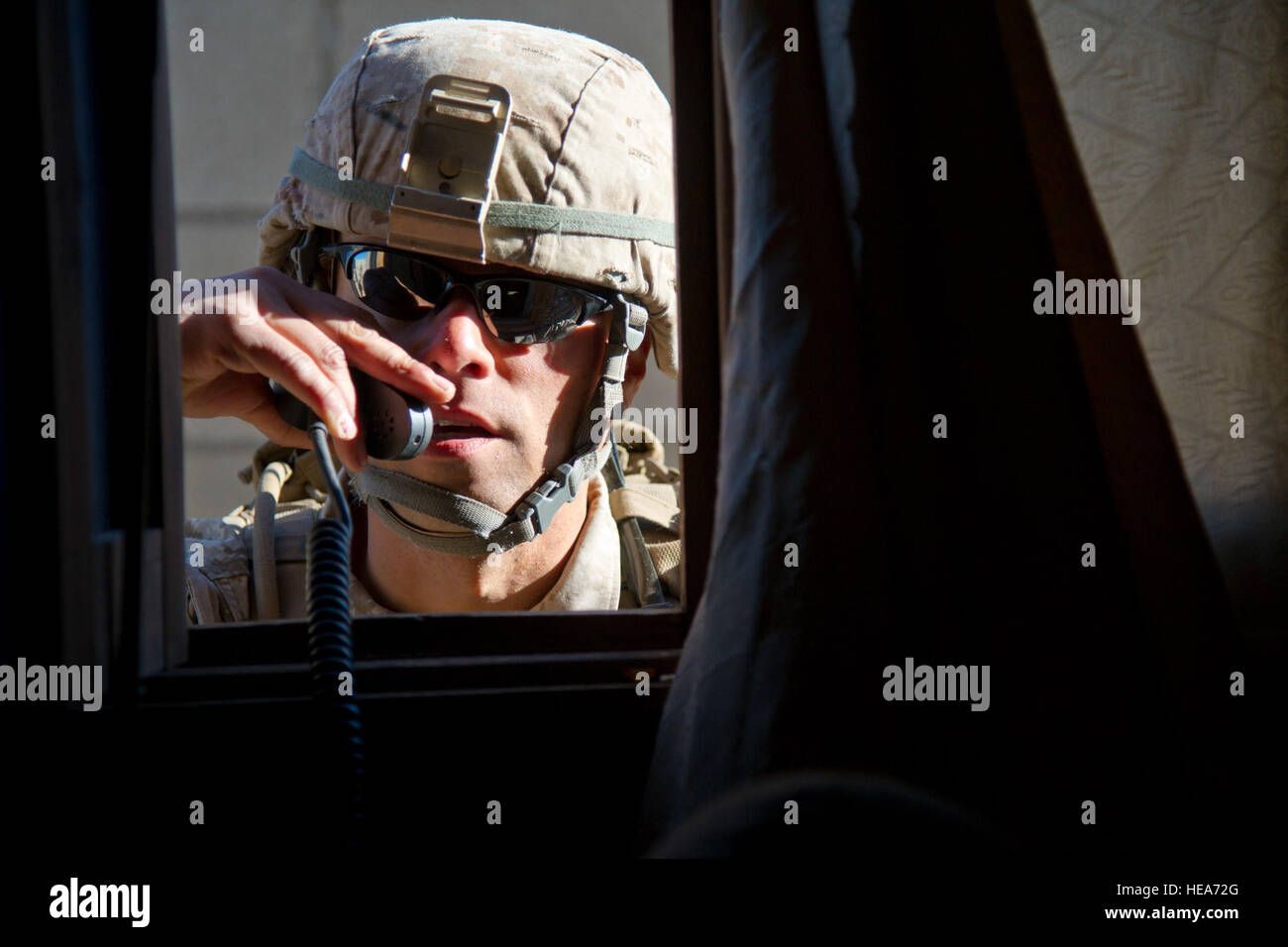 U.S. Marine Capt. Tim Agoulnik, Commander Company A, 1st Battalion, 4th ...