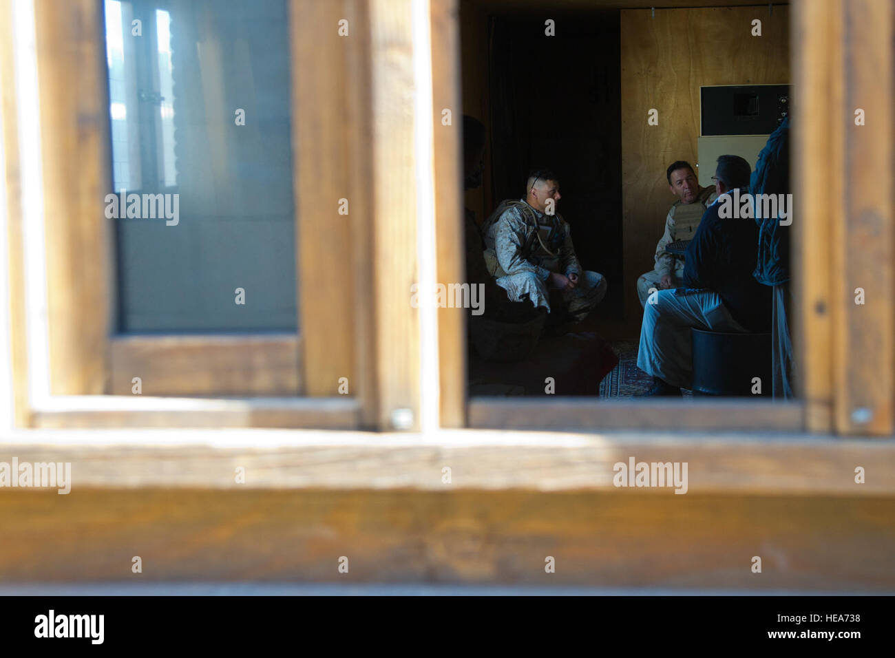 U.S. Marine Capt. Tim Agoulnik, Commander Company A, 1st Battalion, 4th ...