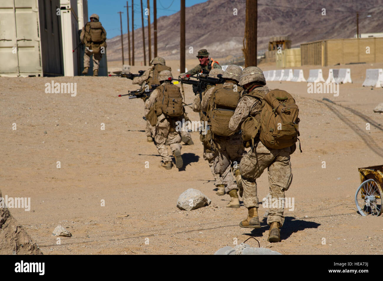 U.S. Marines assigned to Company C, 1st Battalion, 4th Marine Regiment ...